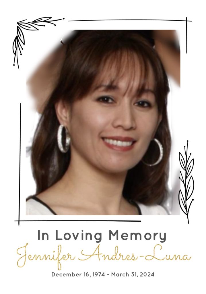 Jennifer Andres Luna - Crowder Funeral Home